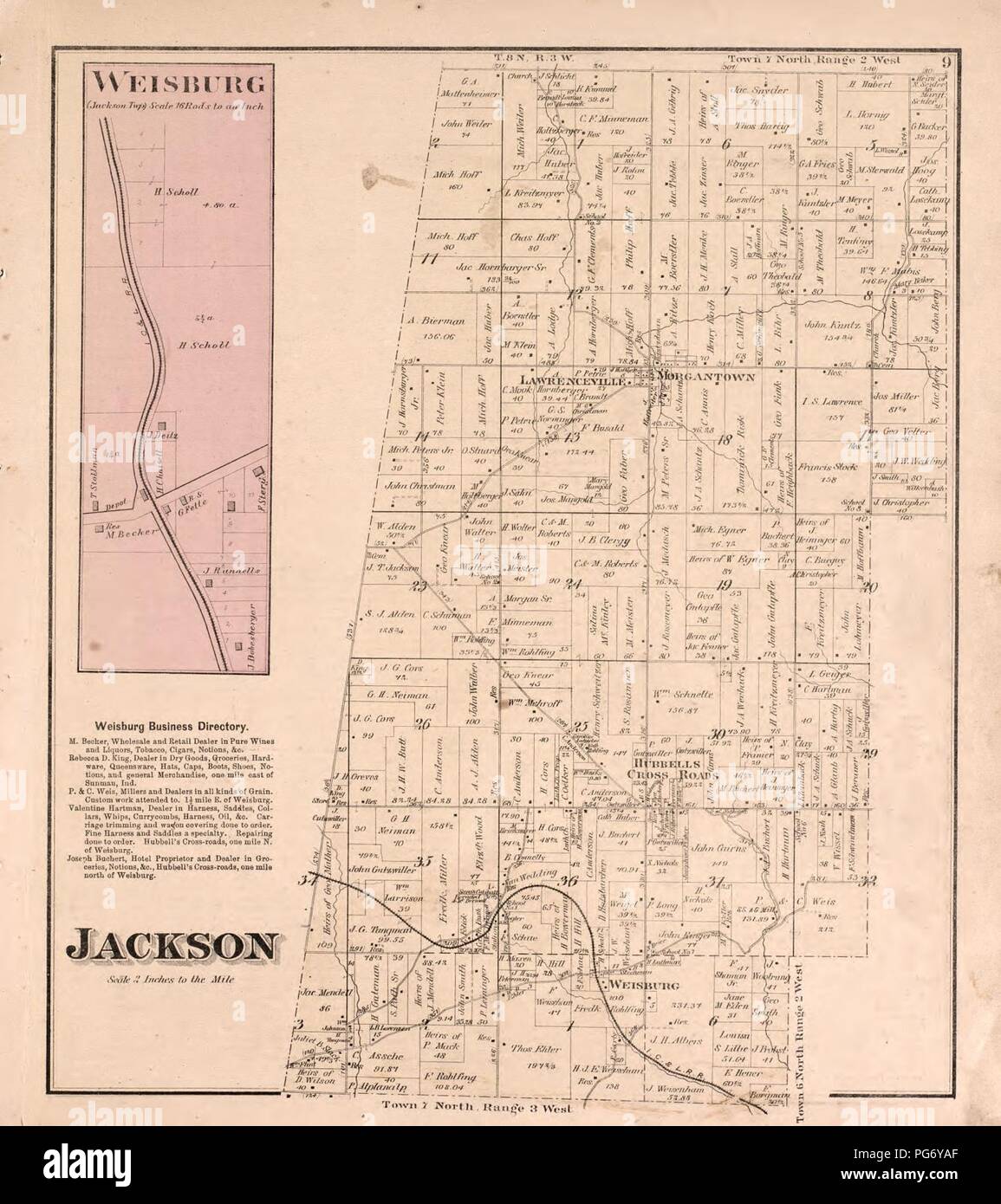 Atlas of Dearborn County, Indiana - to which is added a map of the ...