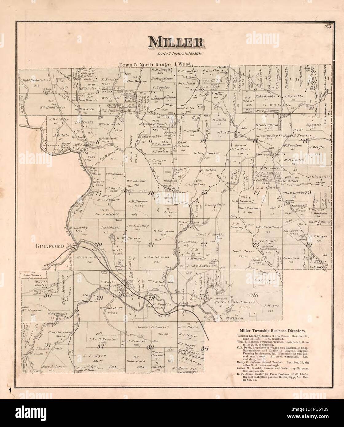 Atlas of Dearborn County, Indiana - to which is added a map of the ...