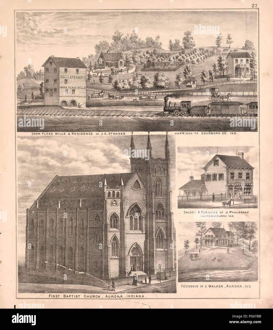 Atlas of Dearborn County, Indiana - to which is added a map of the ...