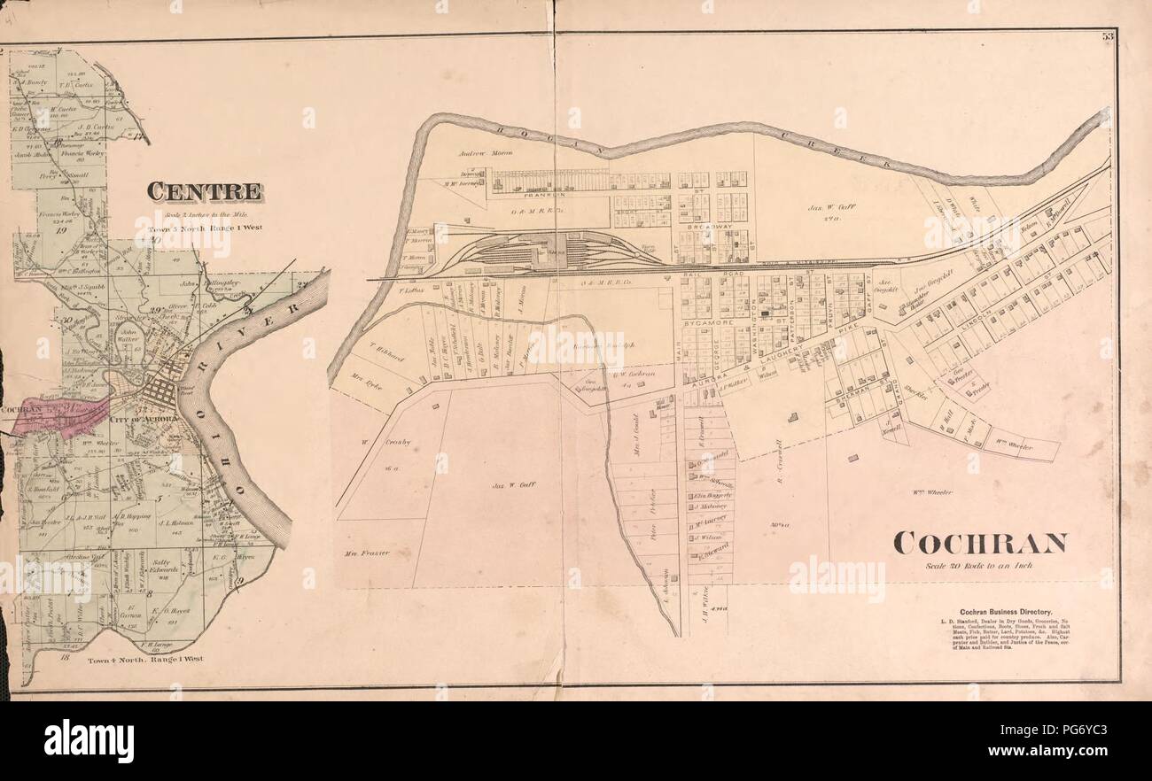 Atlas of Dearborn County, Indiana - to which is added a map of the ...