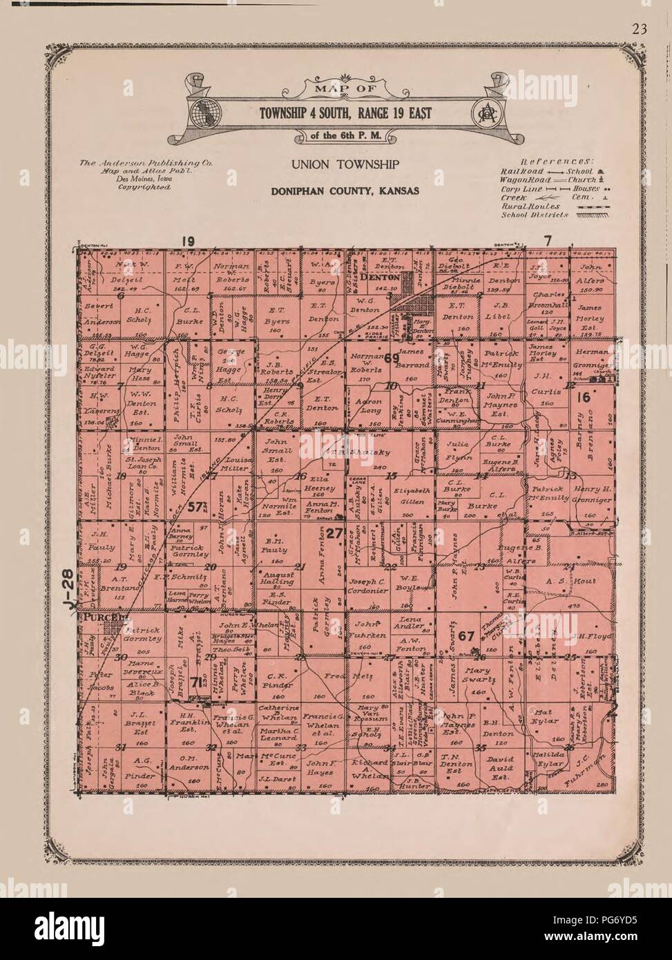 Vintage u s maps hi-res stock photography and images - Alamy