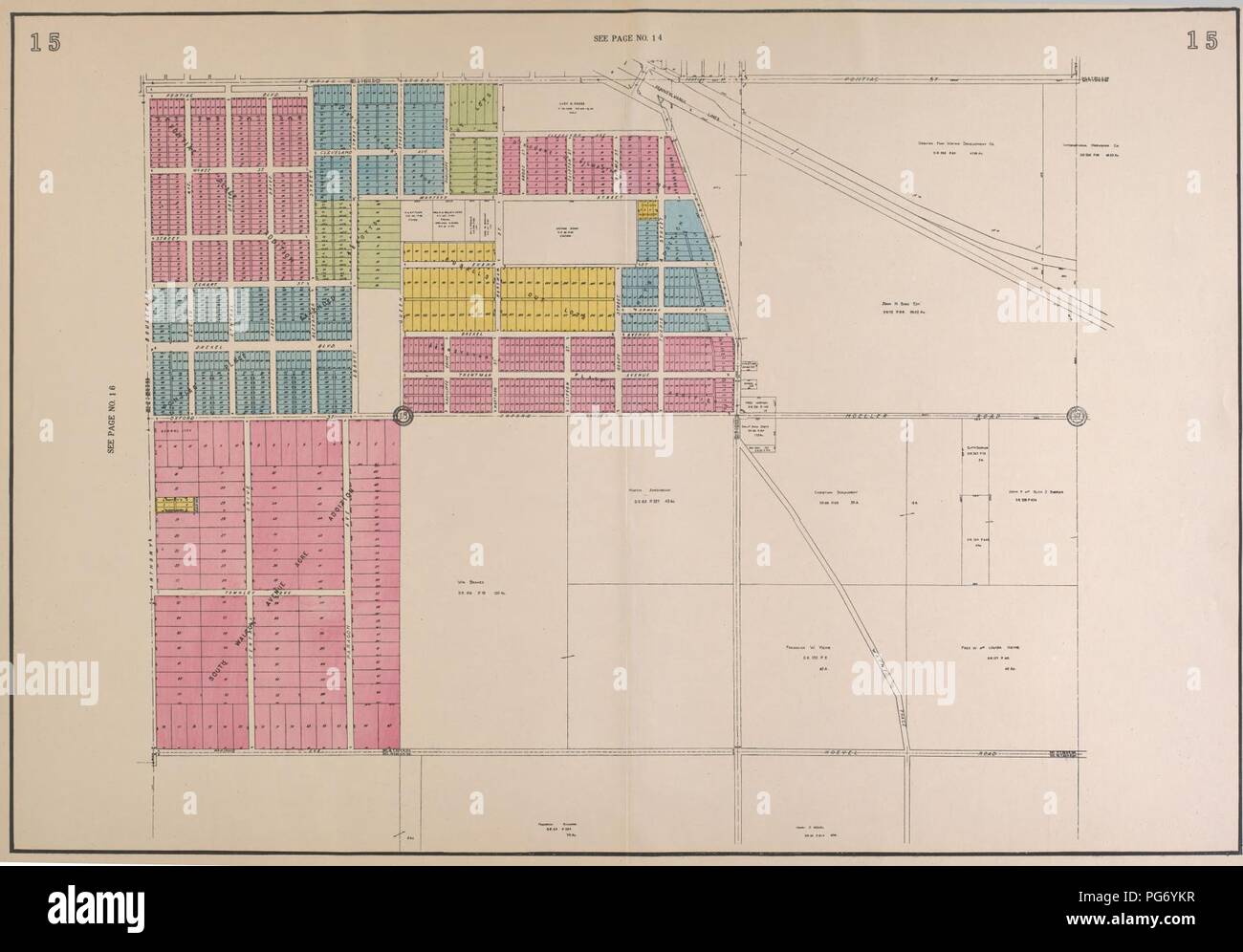 Atlas of Fort Wayne, Allen County, Indiana Stock Photo - Alamy