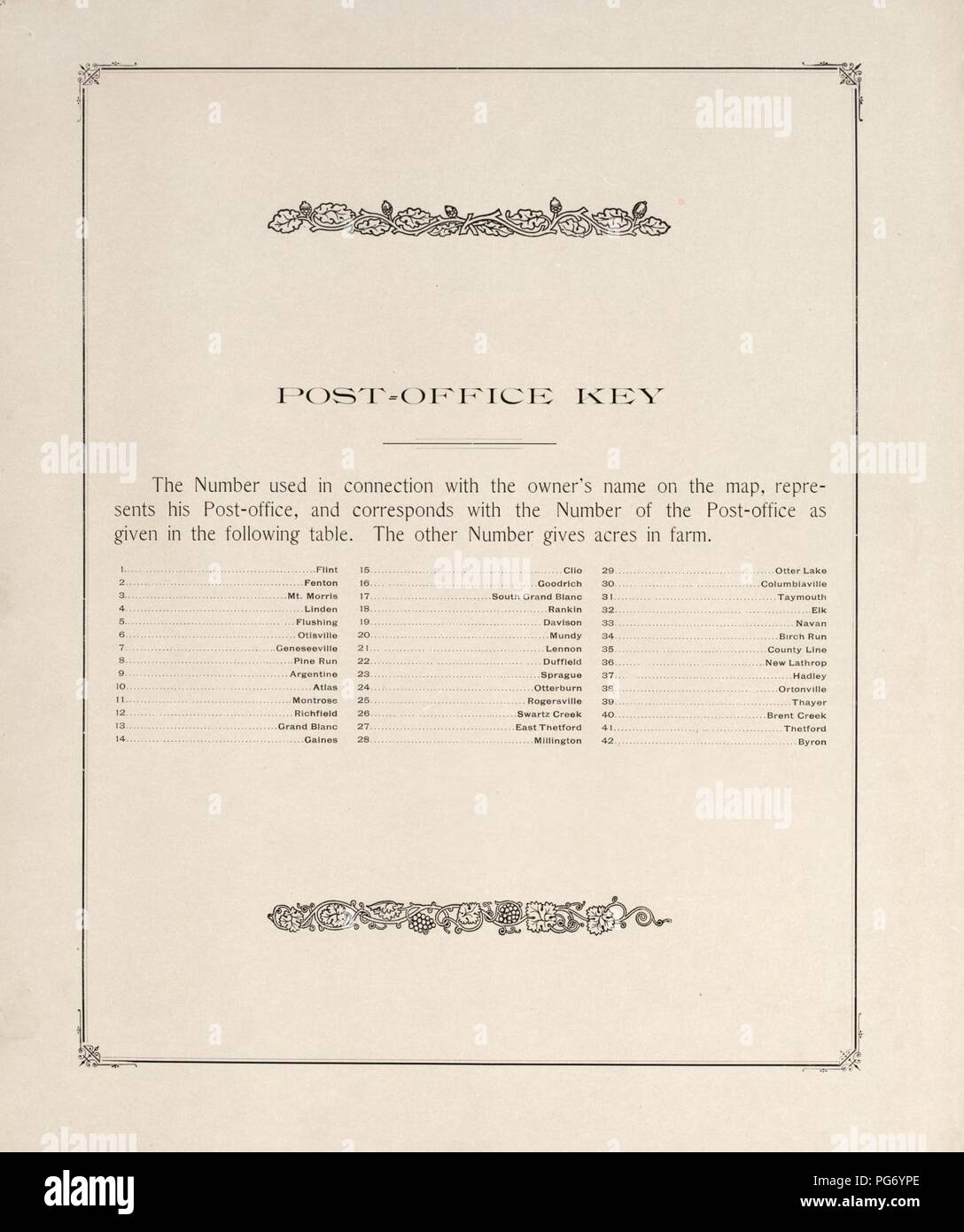 Atlas of Genesee County, Michigan - containing maps of every township ...