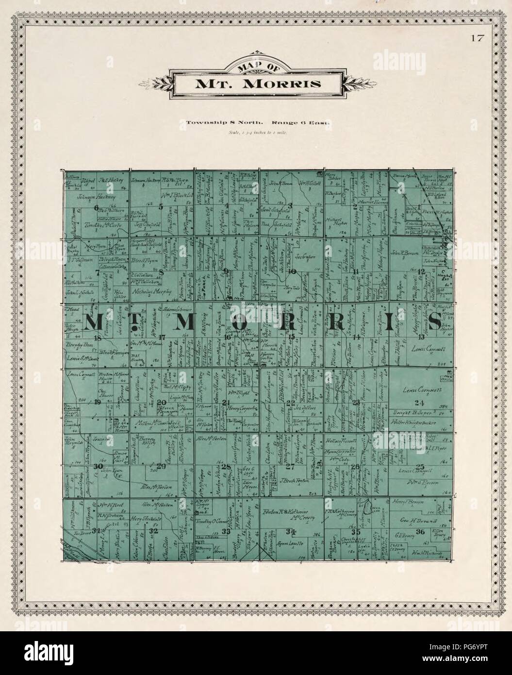 Atlas of Genesee County, Michigan - containing maps of every township ...