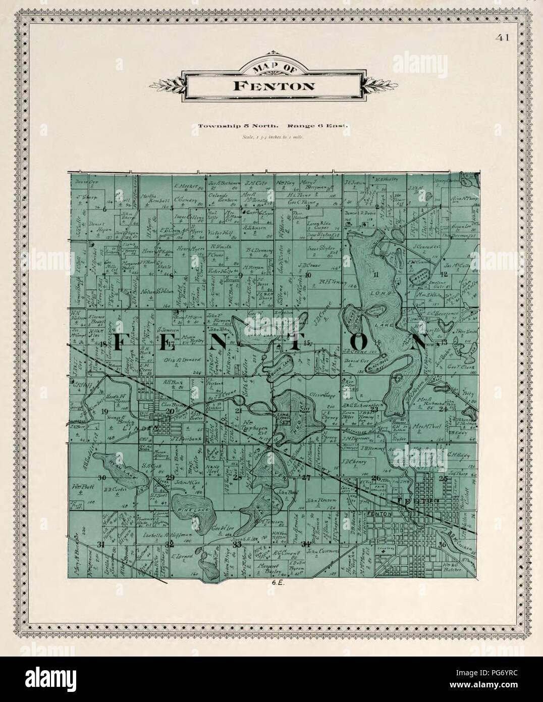 Atlas of Genesee County, Michigan - containing maps of every township ...