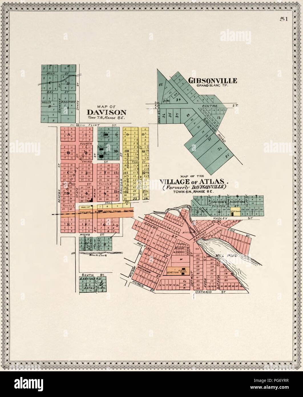 Atlas of Genesee County, Michigan - containing maps of every township ...