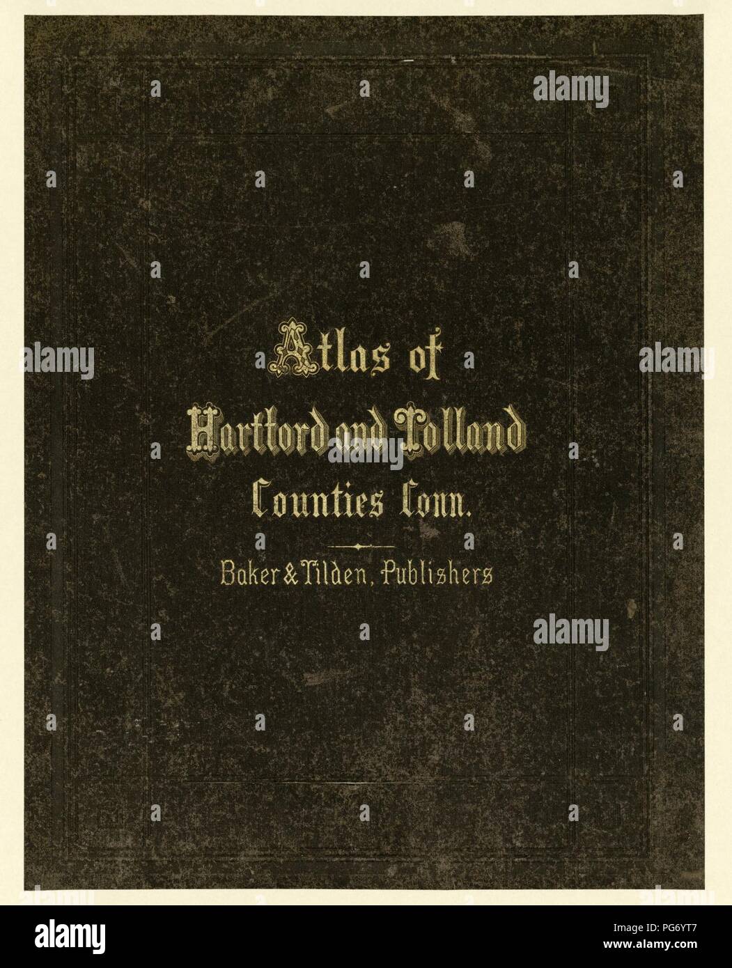 Atlas of Hartford and Tolland counties - with a map of Connecticut ...