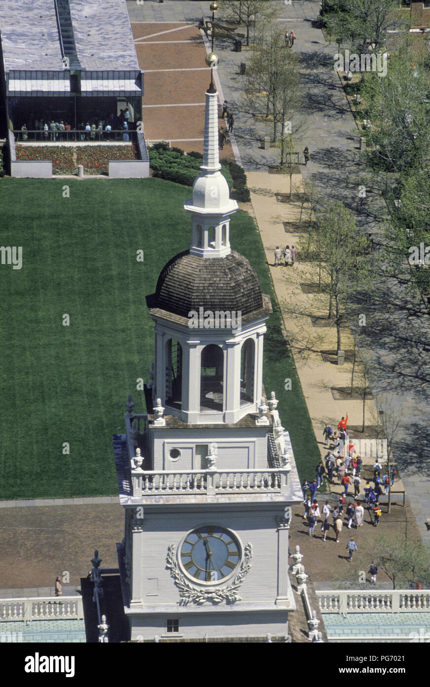 1988 HISTORICAL CLOCK TOWER INDEPENDENCE HALL INDEPENDENCE MALL ...