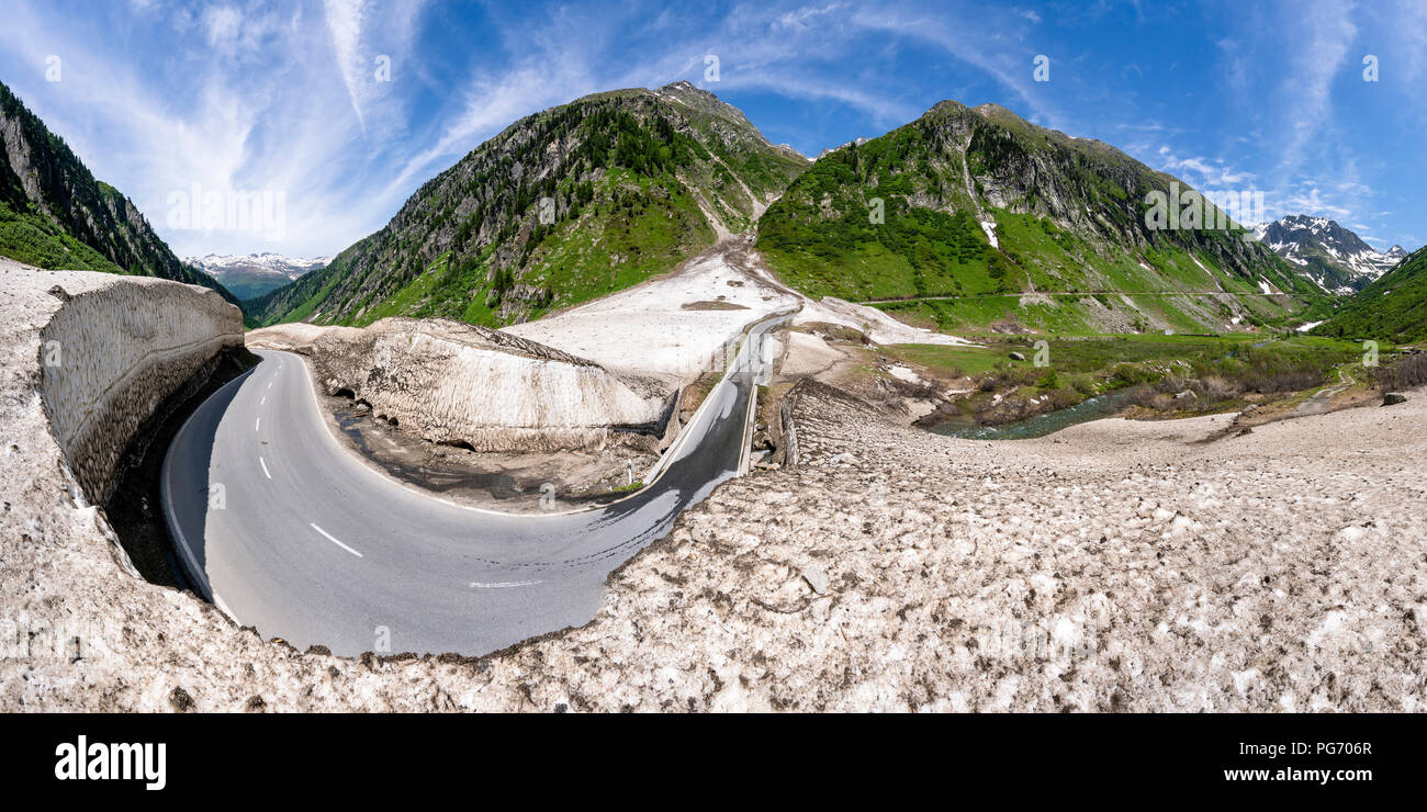 Switzerland, Valais, Nufenen Pass Stock Photo - Alamy