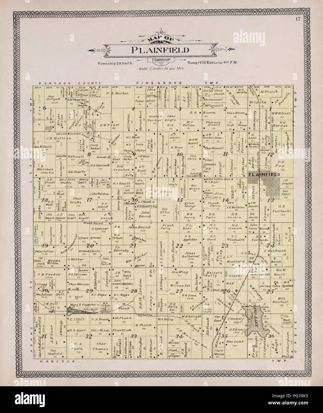 Atlas of Waushara County, Wisconsin - containing maps of villages ...