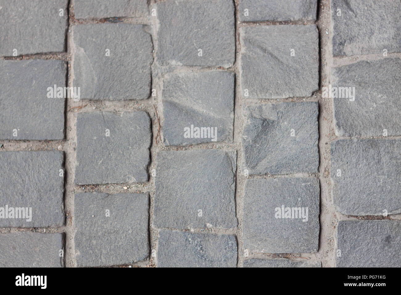 Concrete bricks path walk way, stock photo Stock Photo - Alamy
