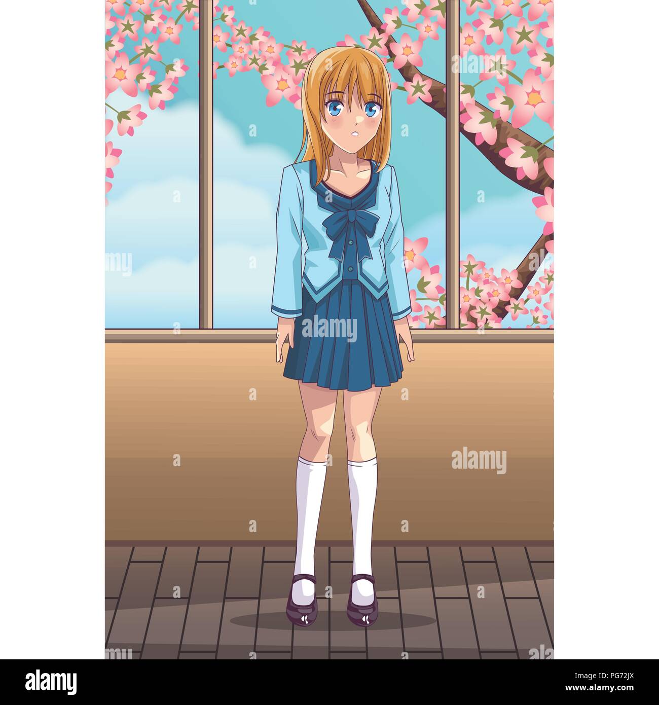 School japan classroom Stock Vector Images - Alamy