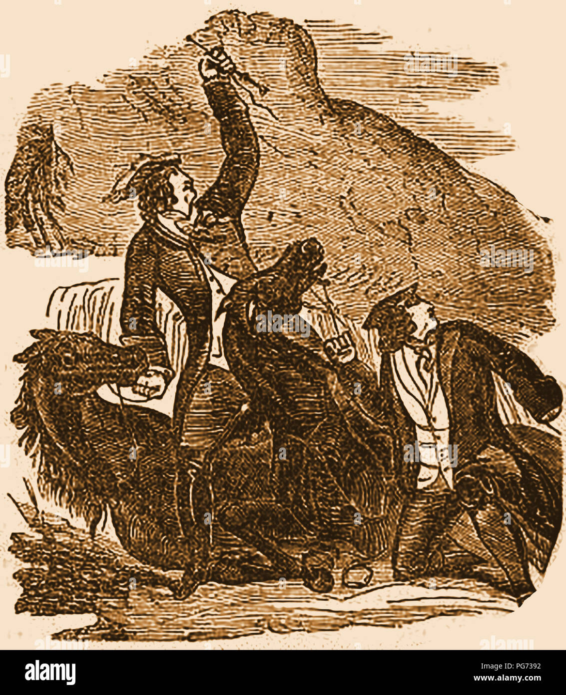 Dick Turpin (alias John Palmer), Highwayman and horse thief, deer thief ...