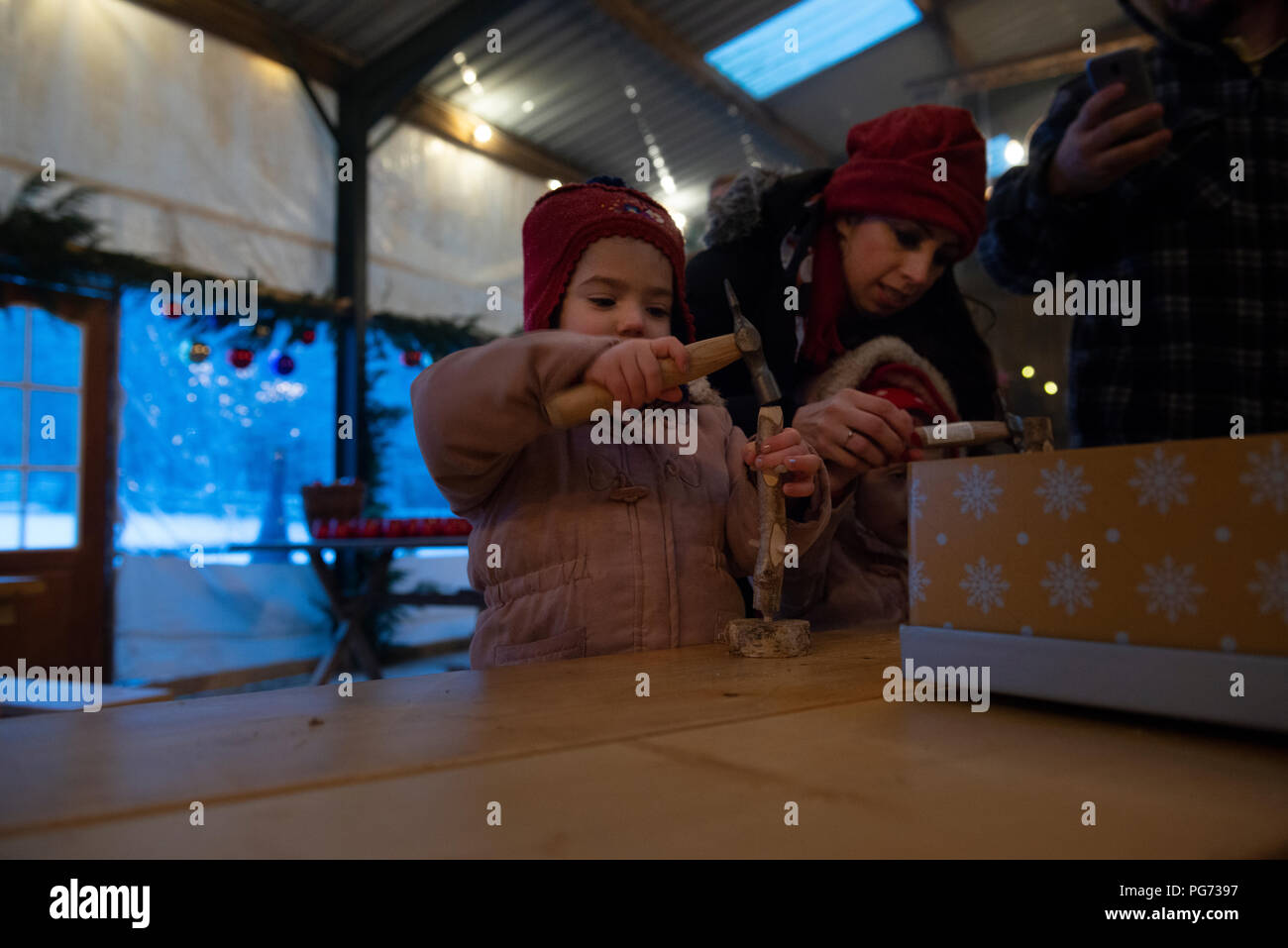 North pole santa’s workshop hi-res stock photography and images - Alamy