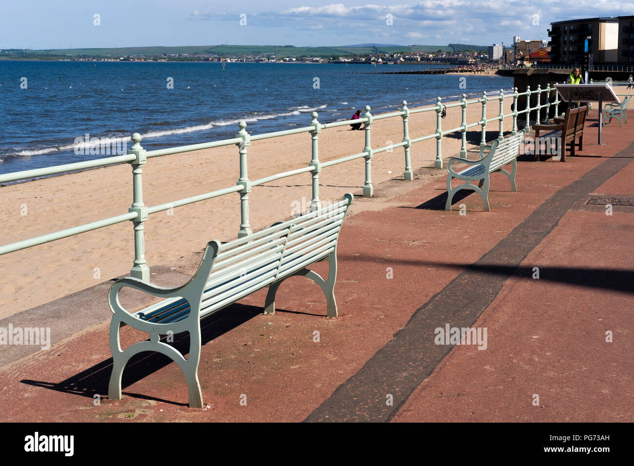 Empty Seaside Seats Benches High Resolution Stock Photography and ...