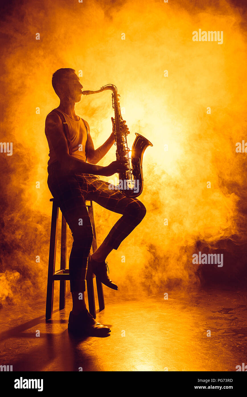 Saxophone player stool hi-res stock photography and images - Alamy