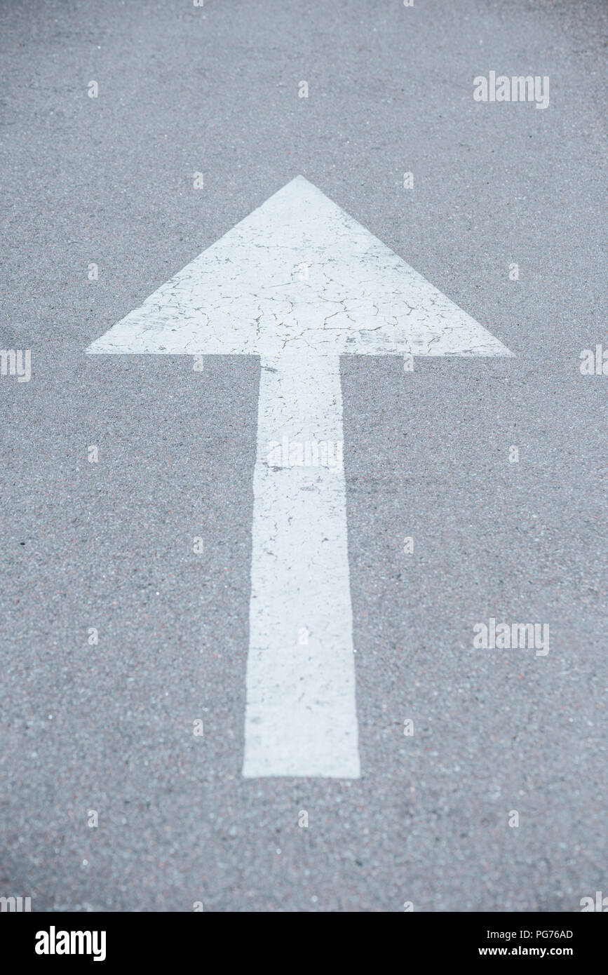Large white arrow hi-res stock photography and images - Alamy