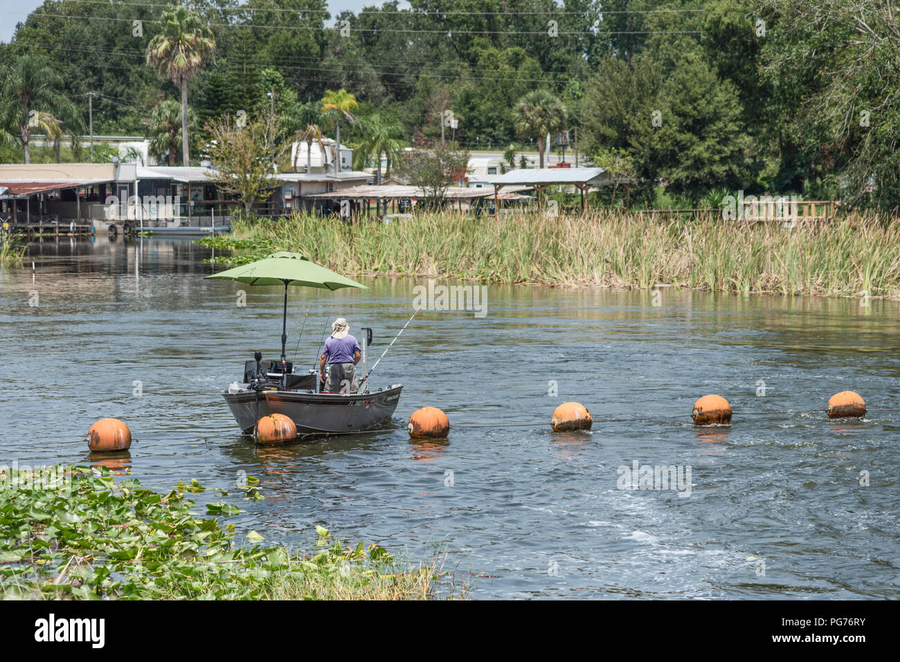 Florida Fisherman Sun Protection Stock Photo - Alamy