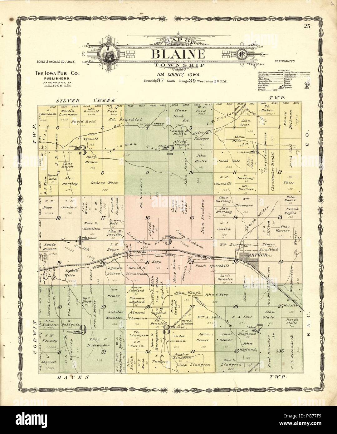 Atlas of Ida County, Iowa - containing maps of villages, cities and ...