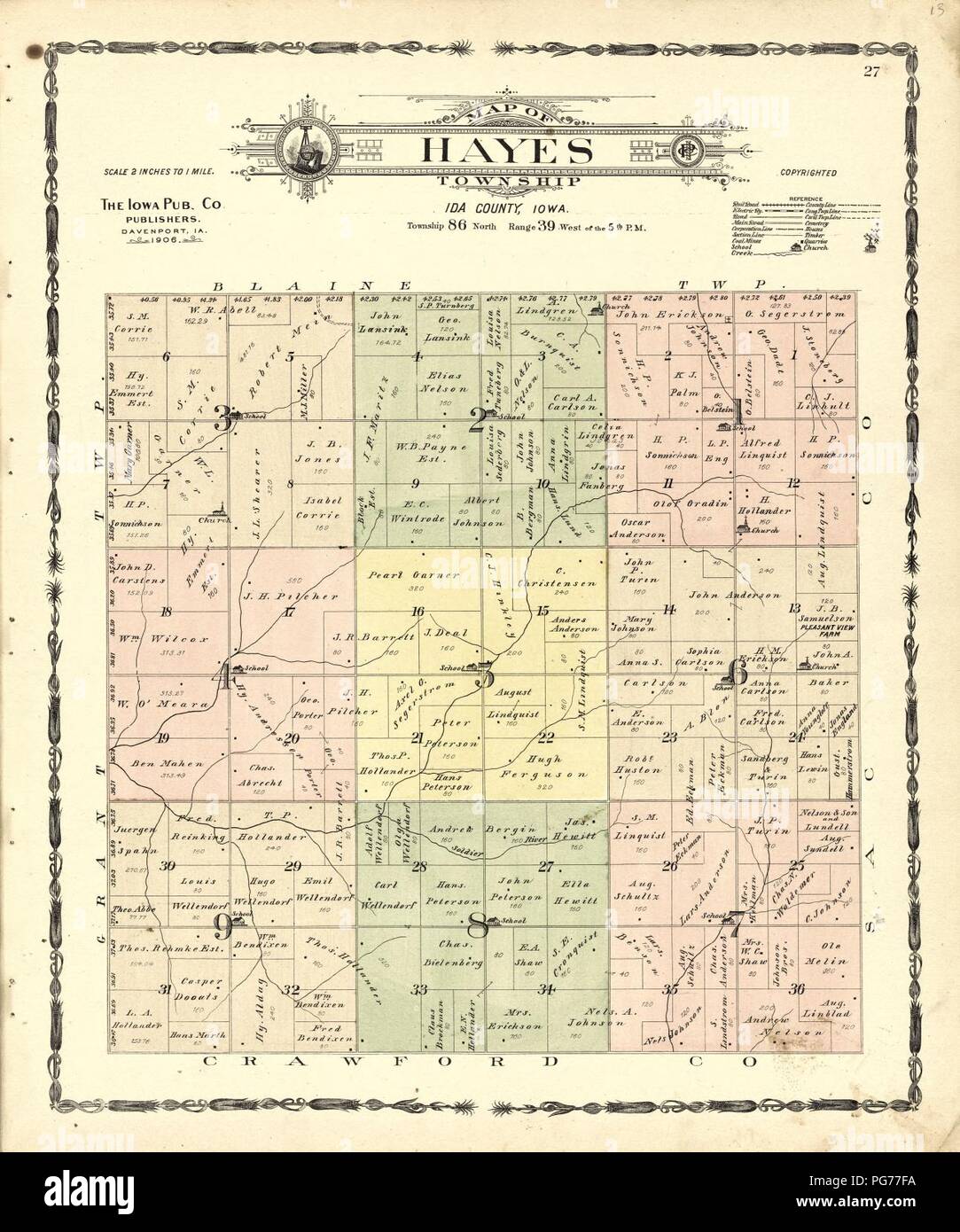 Atlas of Ida County, Iowa - containing maps of villages, cities and ...