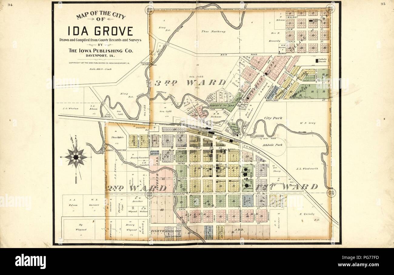 Atlas of Ida County, Iowa - containing maps of villages, cities and ...