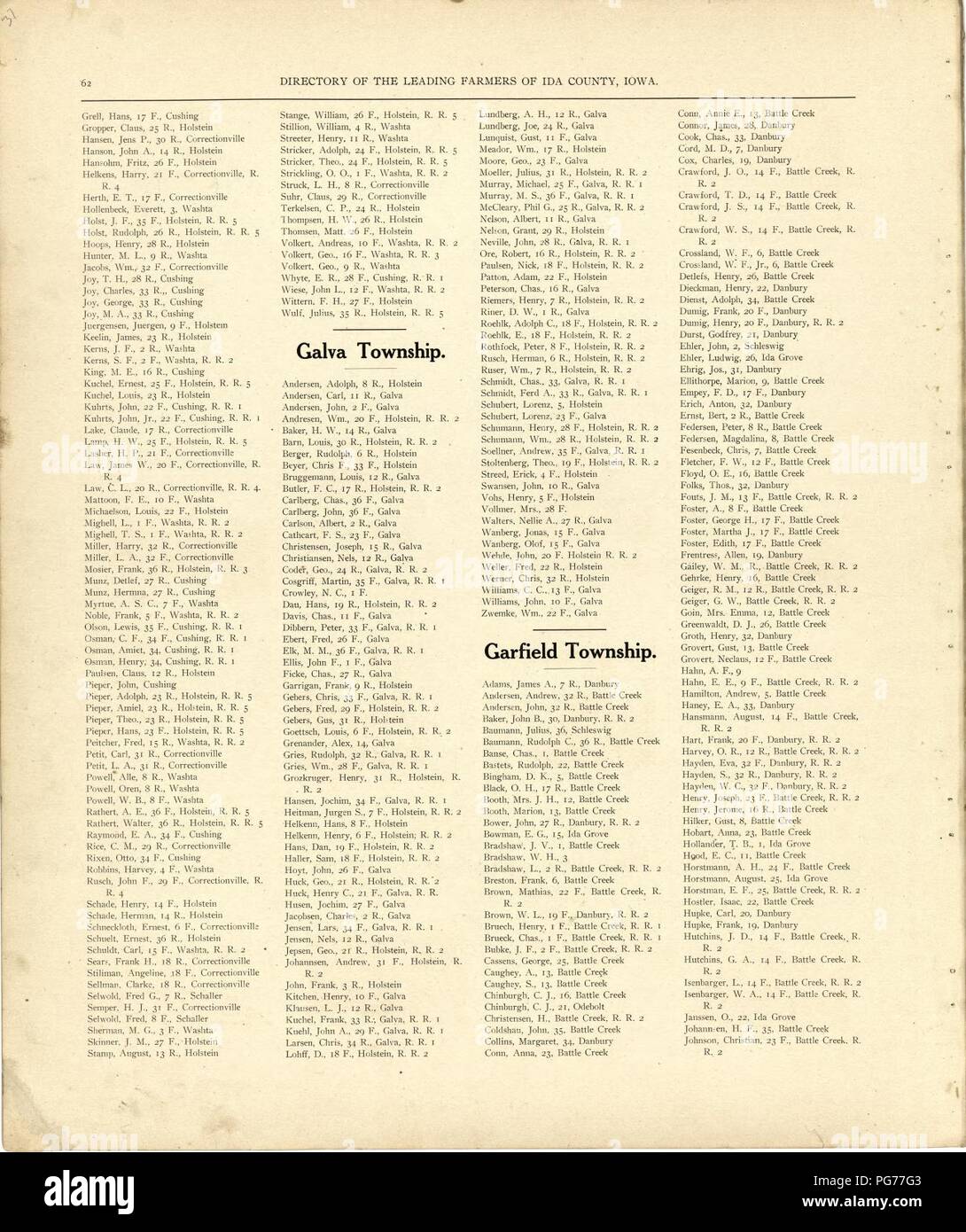 Atlas of Ida County, Iowa - containing maps of villages, cities and ...