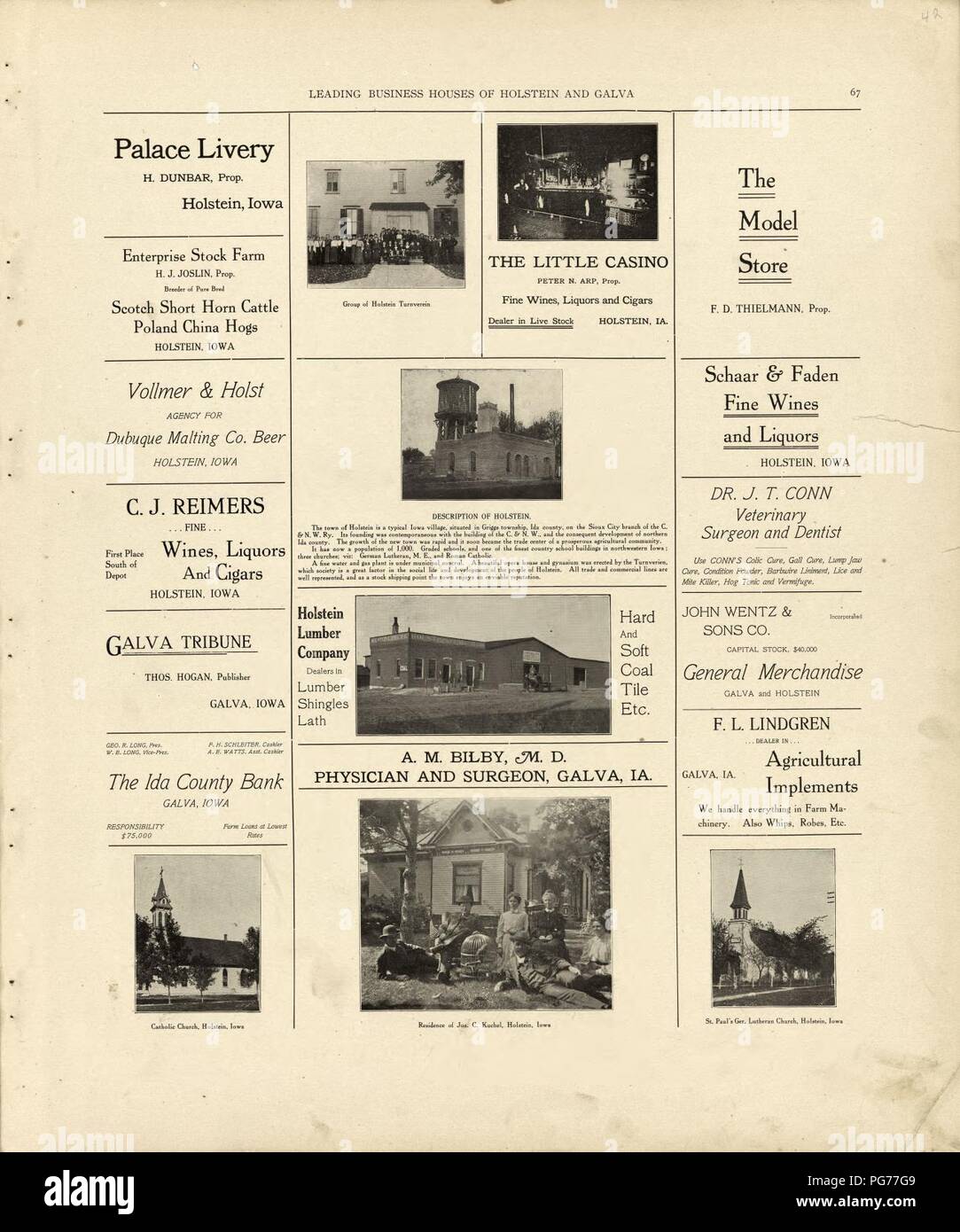 Atlas of Ida County, Iowa - containing maps of villages, cities and ...