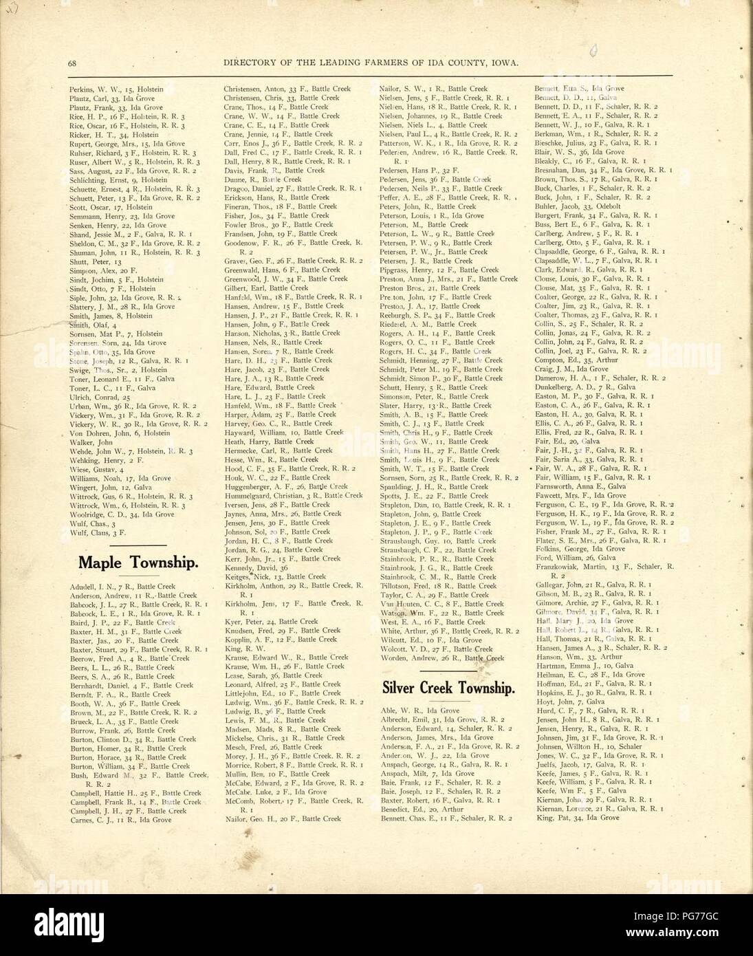 Atlas of Ida County, Iowa - containing maps of villages, cities and ...