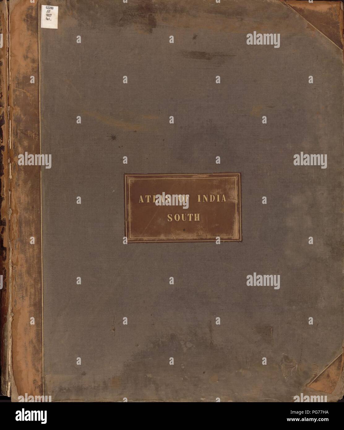 Atlas of India Stock Photo - Alamy