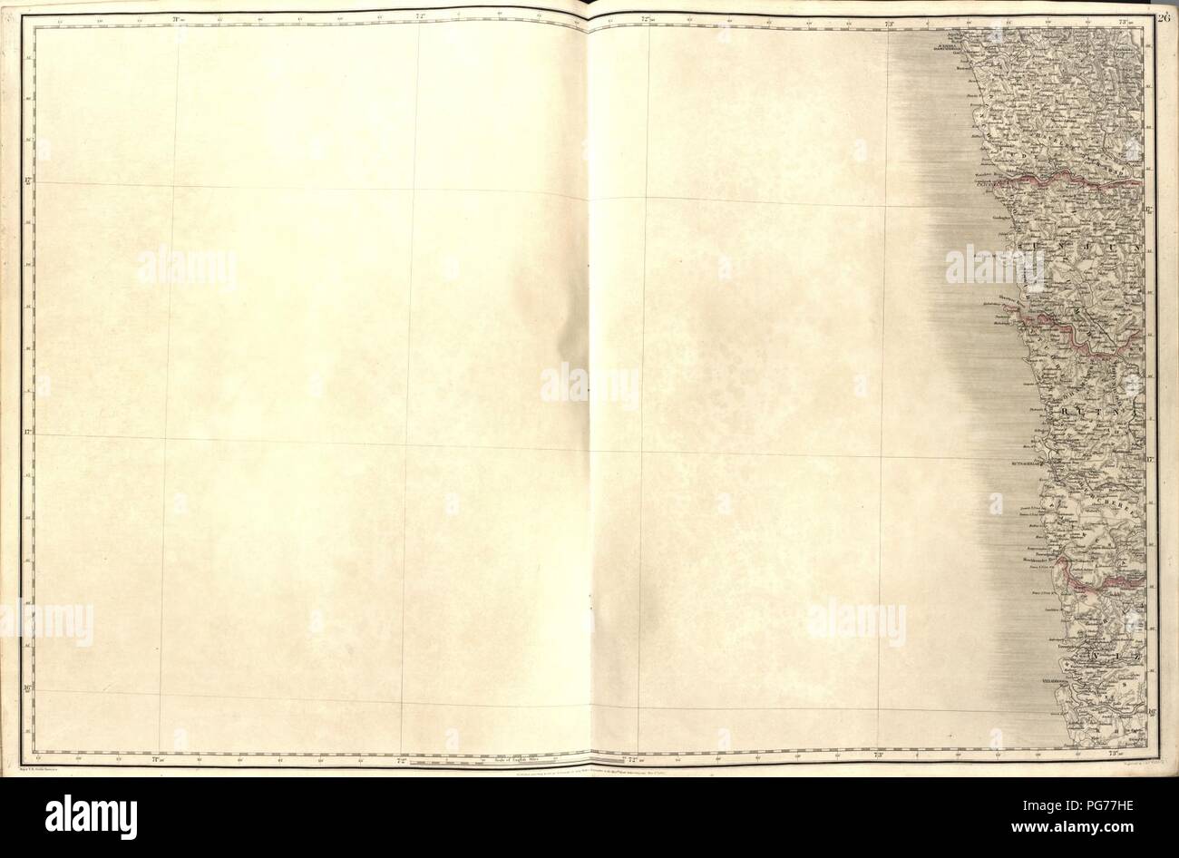 Atlas of India Stock Photo - Alamy