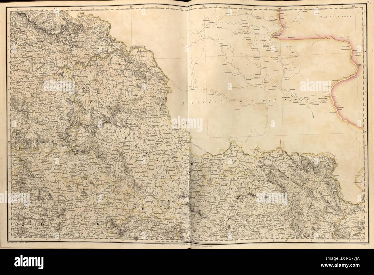 Atlas of India Stock Photo - Alamy