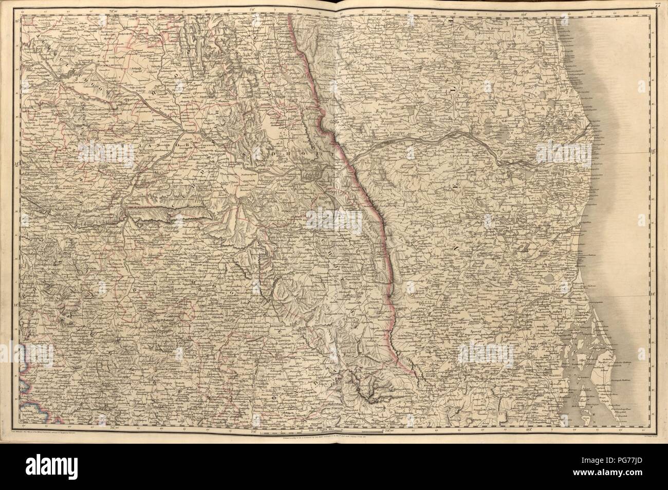 Atlas of India Stock Photo - Alamy