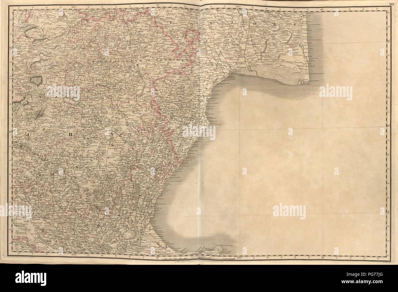 Atlas of India Stock Photo - Alamy