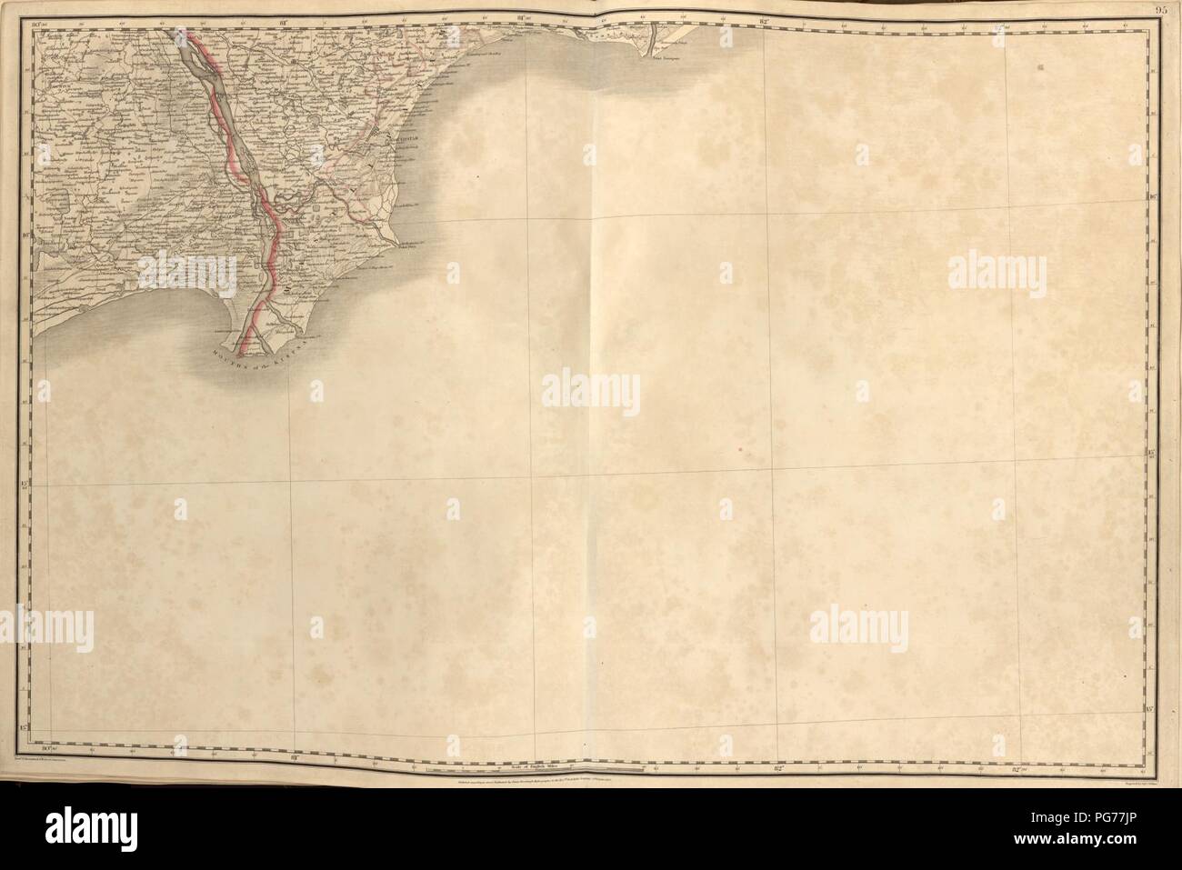 Atlas of India Stock Photo - Alamy