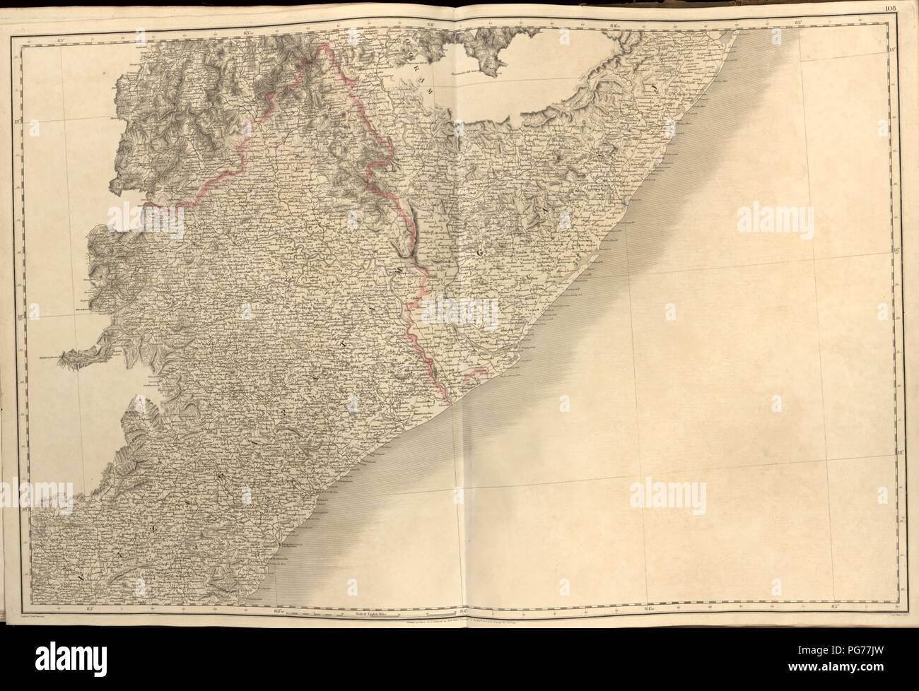 Atlas of India Stock Photo - Alamy