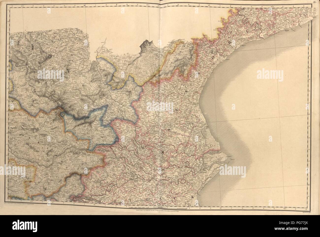 Atlas of India Stock Photo - Alamy