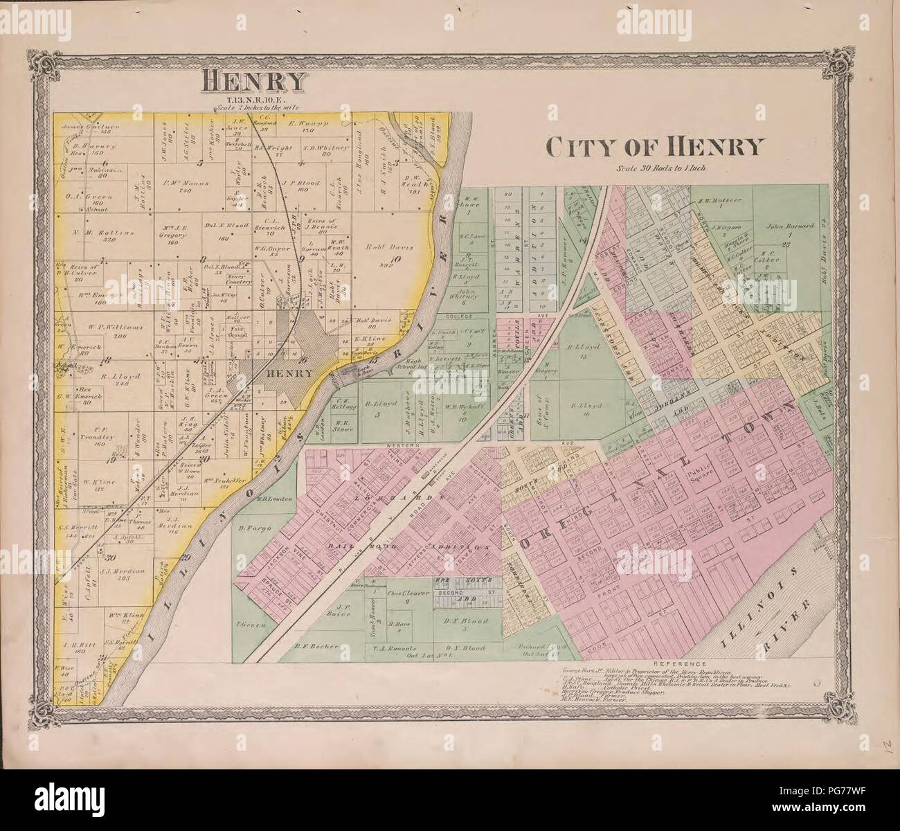 Atlas of Marshall Co. and the state of Illinois - to which is added an ...