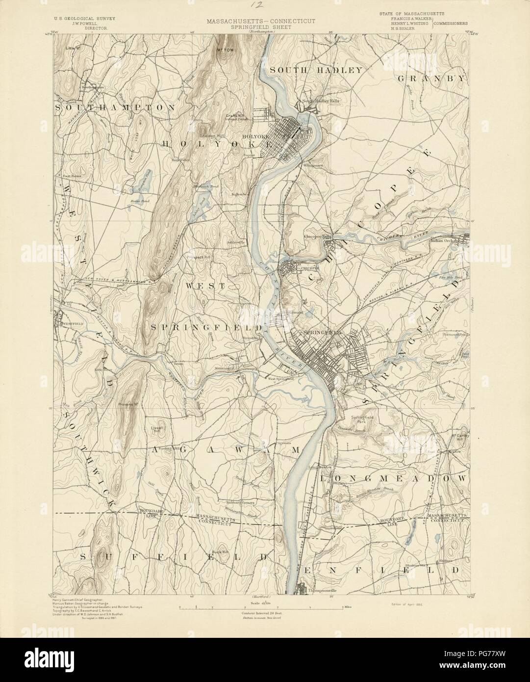 Atlas of Massachusetts Stock Photo - Alamy