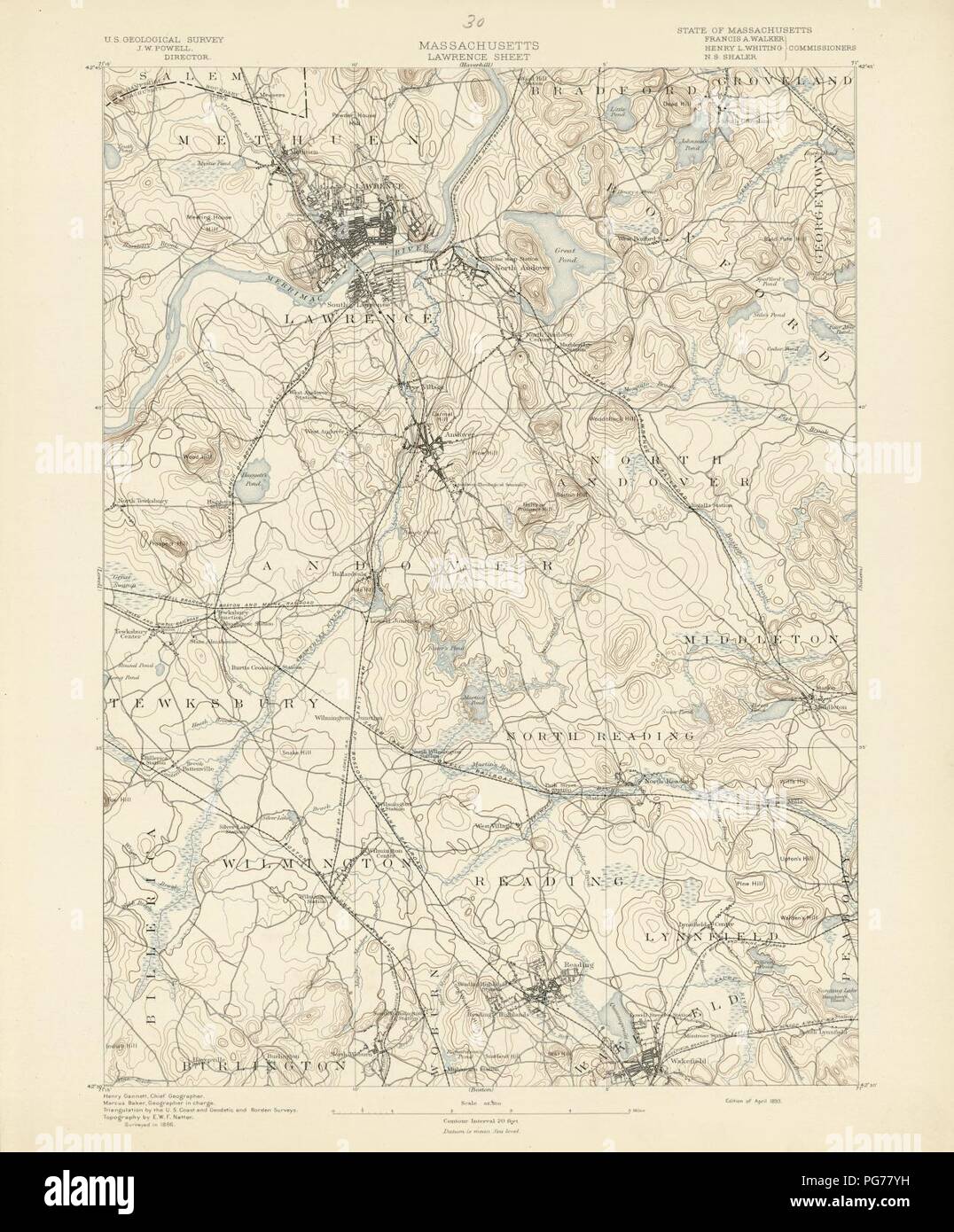 Atlas of Massachusetts Stock Photo - Alamy