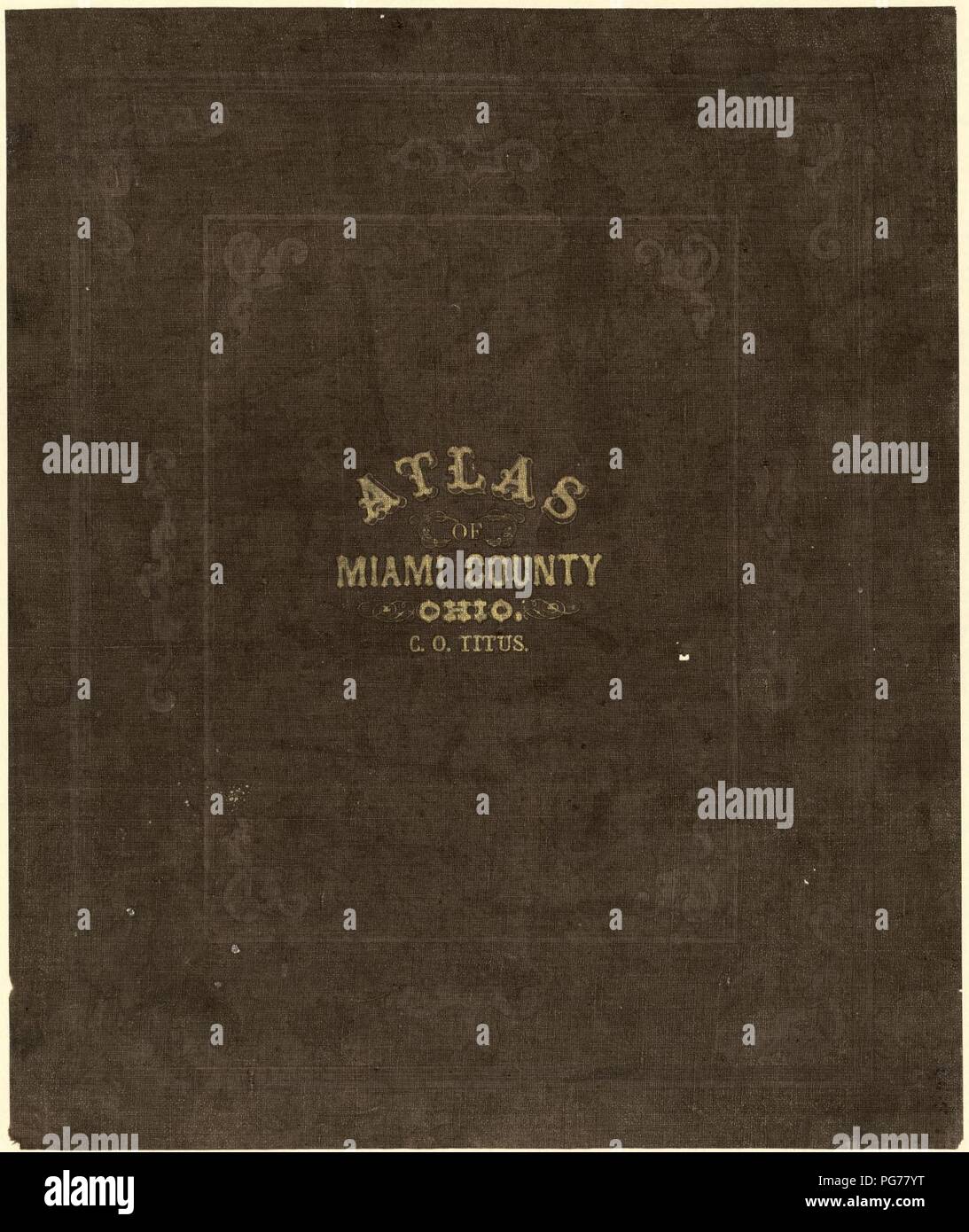 Atlas of Miami Co., Ohio Stock Photo - Alamy