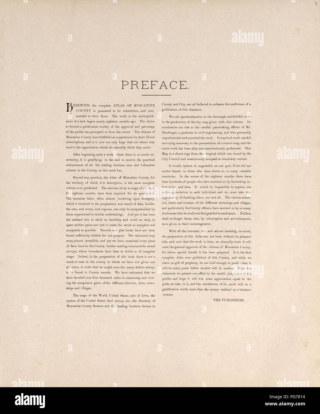 Atlas of Muscatine County, Iowa - containing maps of villages, cities ...