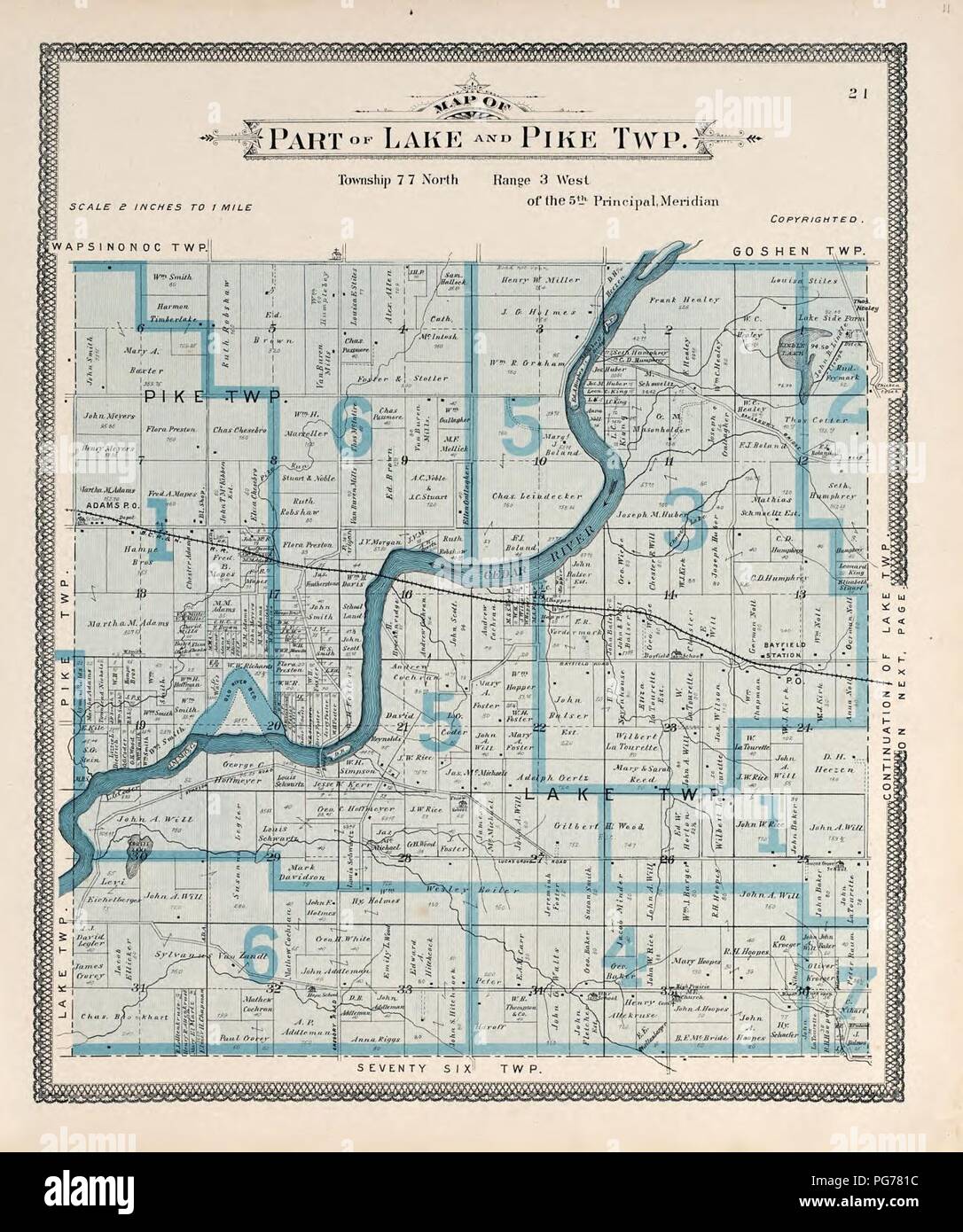 Atlas of Muscatine County, Iowa - containing maps of villages, cities ...