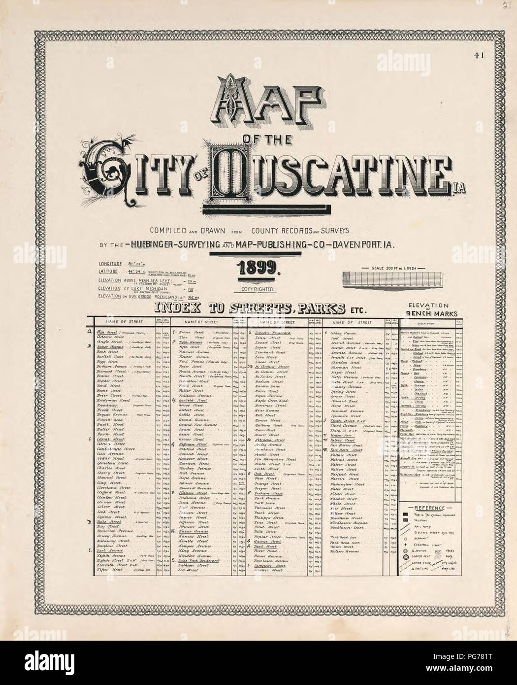 Atlas of Muscatine County, Iowa - containing maps of villages, cities ...