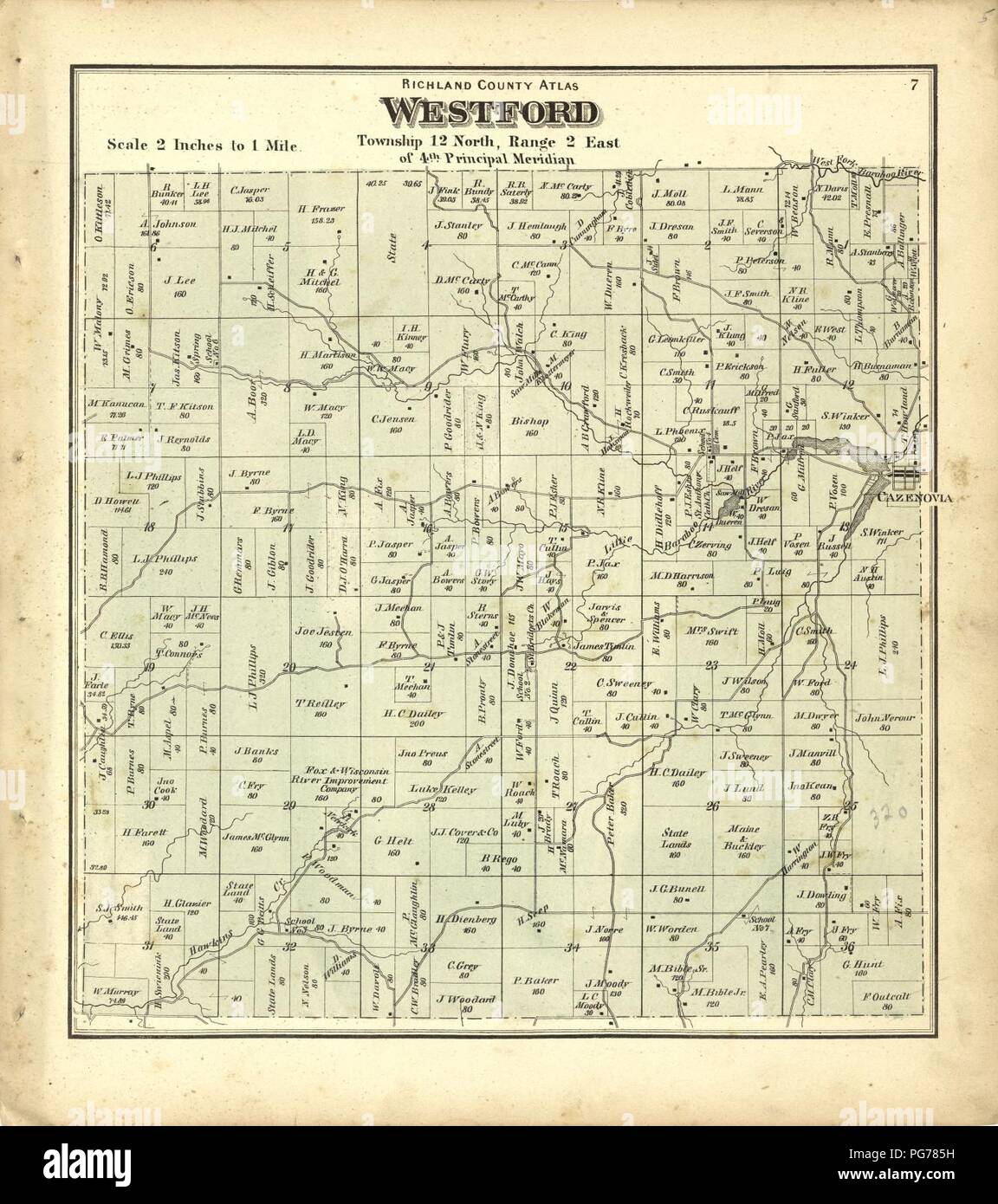 Richland map hi-res stock photography and images - Alamy