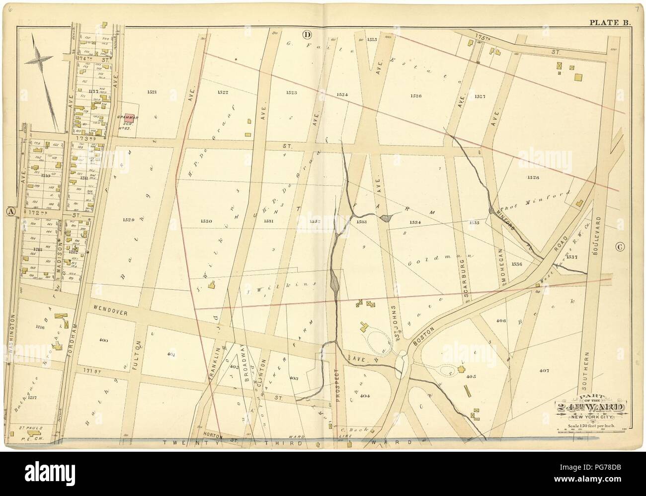 Atlas of the 24th ward, city of New York - from actual surveys and ...