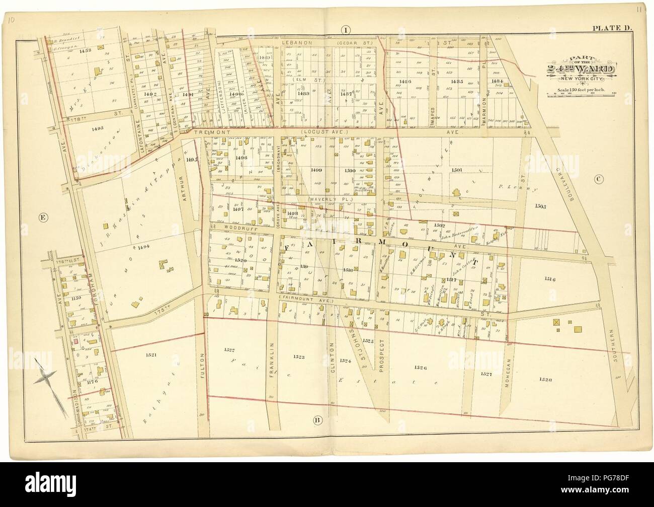 Atlas of the 24th ward, city of New York - from actual surveys and ...