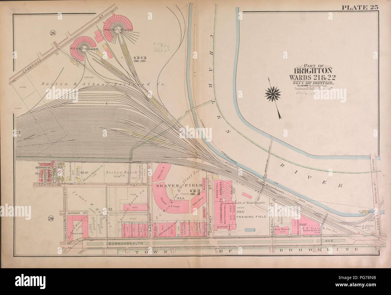 Atlas of the city of Boston, Brighton - from actual surveys and ...