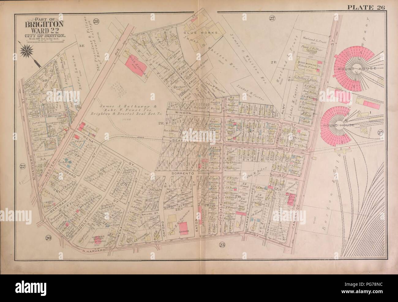 Atlas of the city of Boston, Brighton - from actual surveys and ...