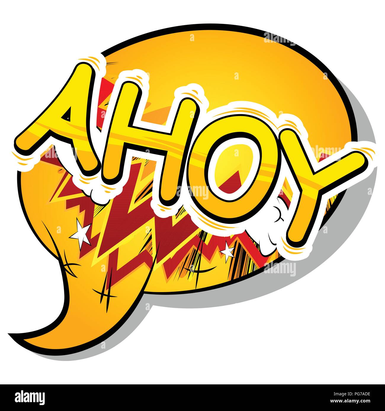 Ahoy (in english can be used as a greeting, a warning, or a farewell ...