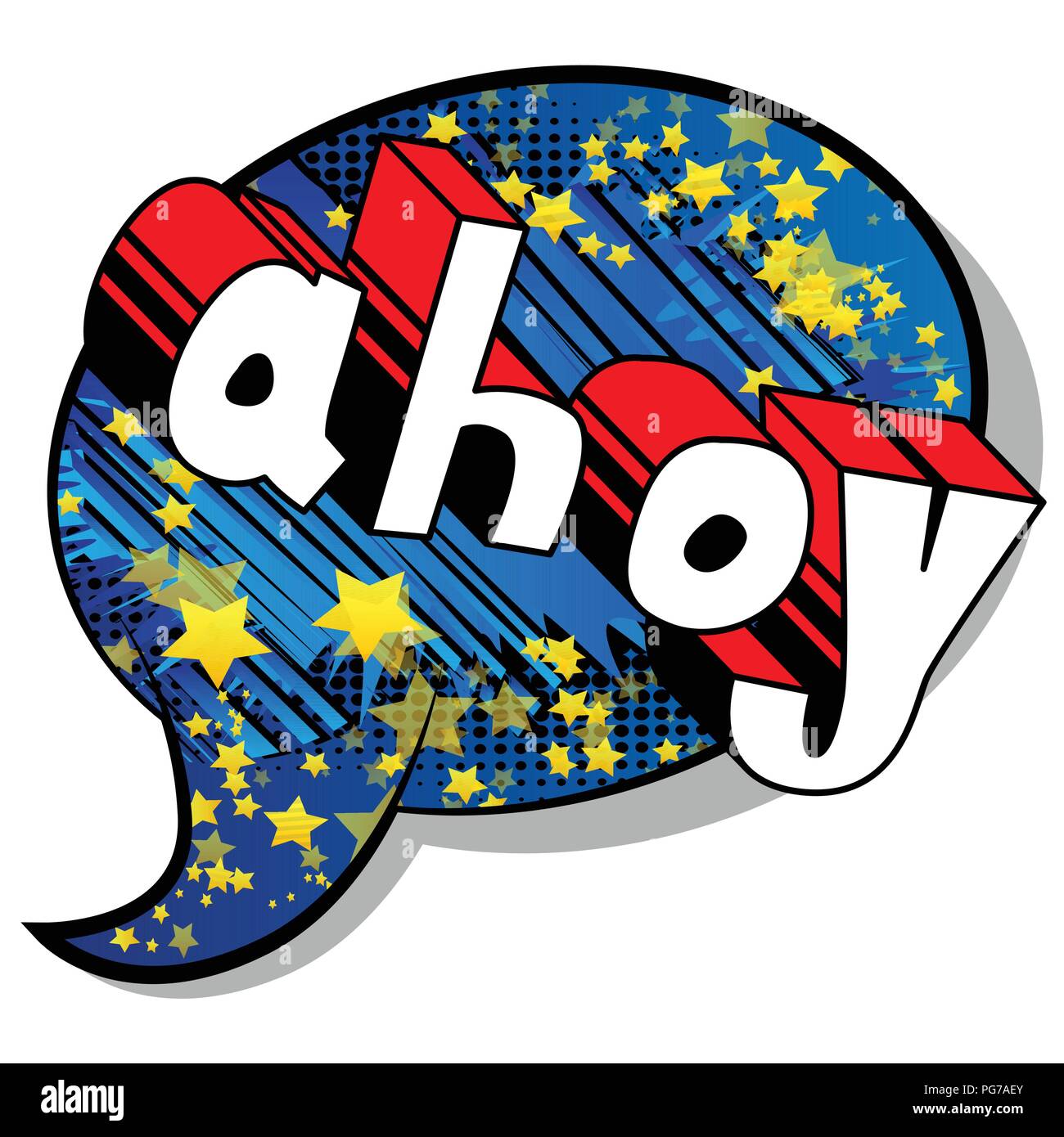 Ahoy (in english can be used as a greeting, a warning, or a farewell ...